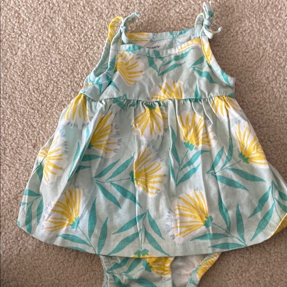 Carter's | Accessories | Yellow And Green Tropical Diaper Covers | Poshmark